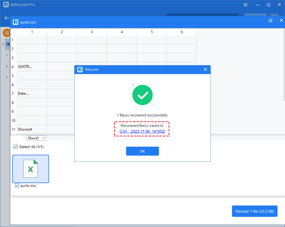 How to Preview and Recover Files in MyRecover.