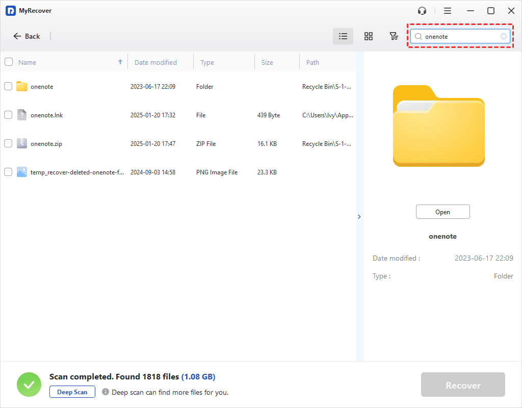How to Recover Unsaved or Deleted OneNote Files (6 Ways)