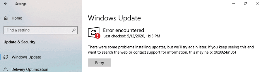 5 Fixes For 0x8024a105 Error In Windows 7810 Solved