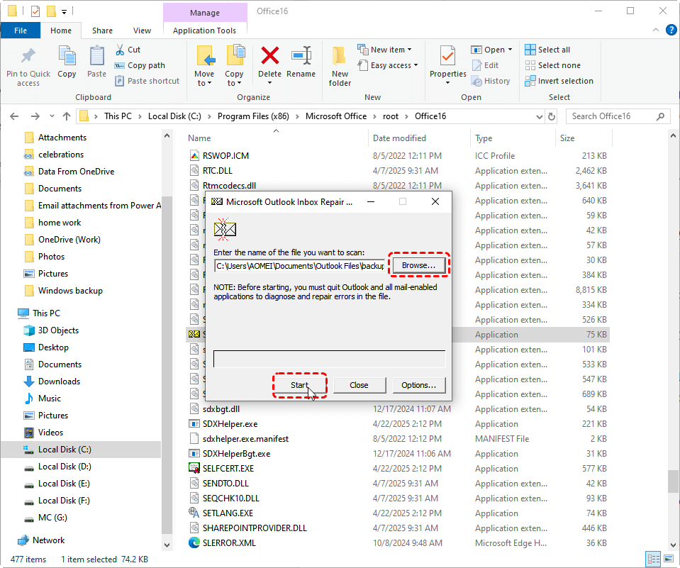 How to Recover Outlook PST File on Windows [8 Methods]